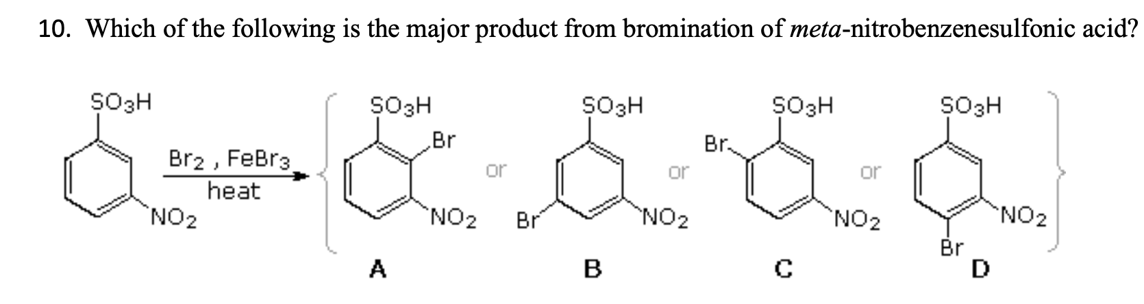 Solved Multiple choice questions for Aromatic Chemistry. | Chegg.com