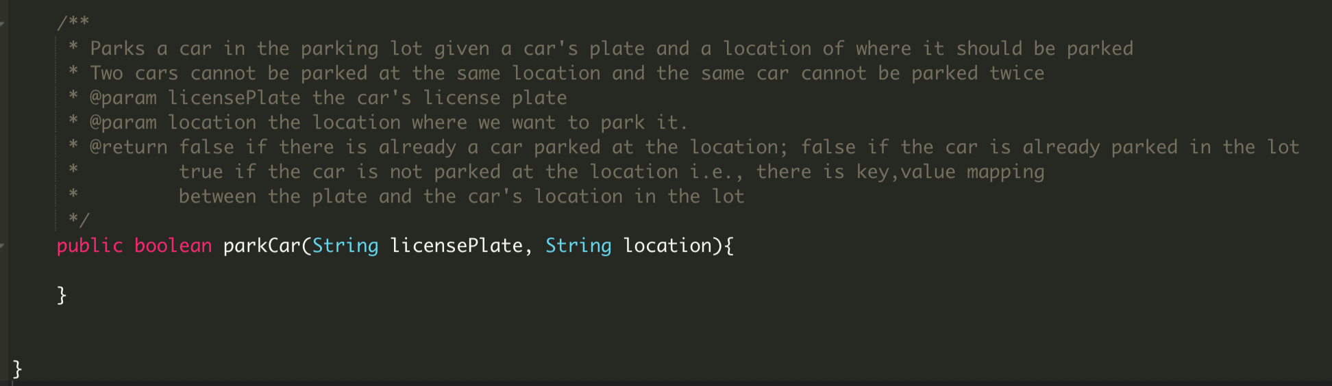 Solved + New P1Runner.java Parking Lot.java import | Chegg.com