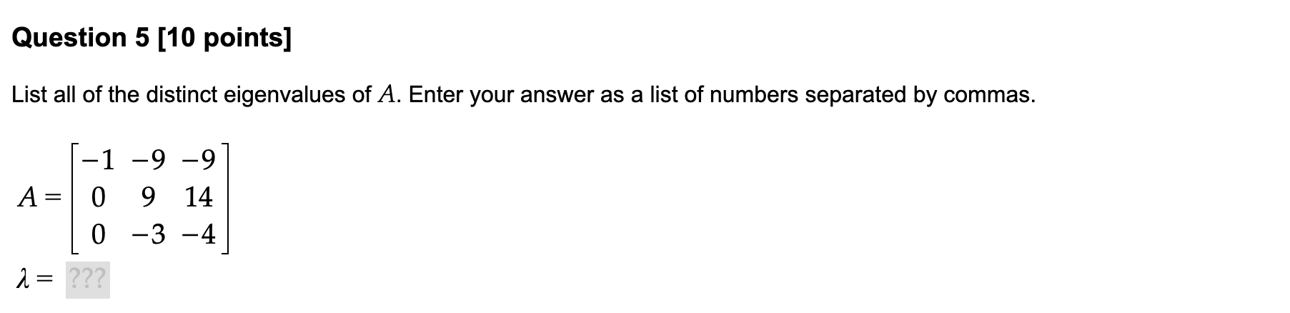 Question 5 [10 ﻿points]List all of the distinct | Chegg.com
