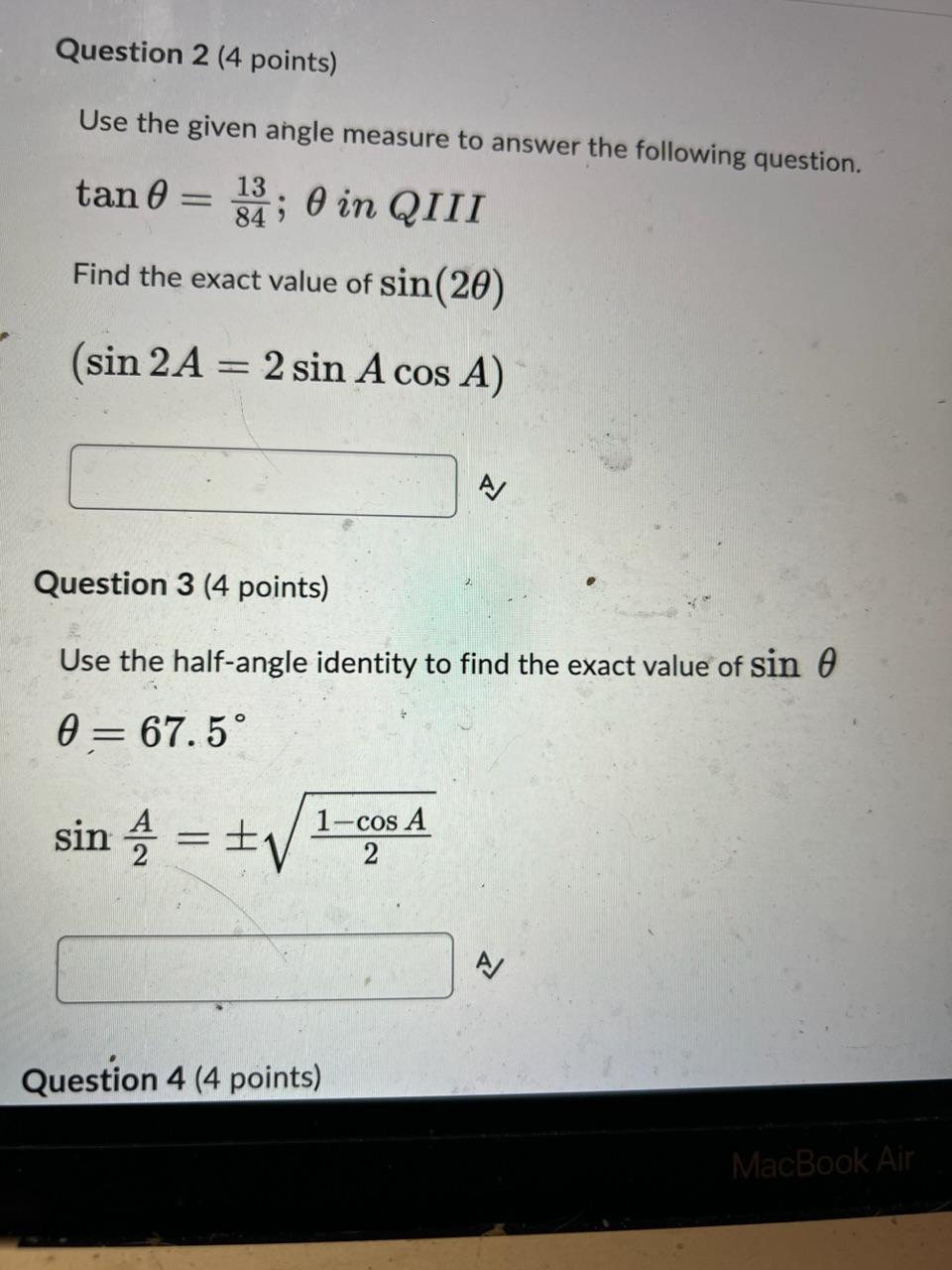 Solved Prove the identity using the sum/difference identity. | Chegg.com