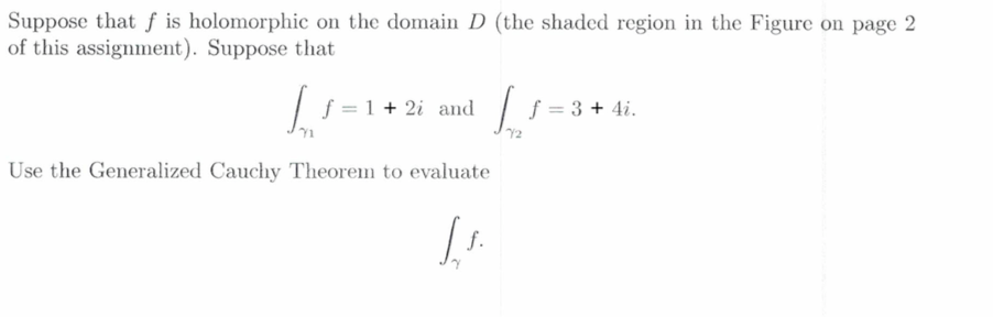 Solved Suppose that f is holomorphic on the domain D (the | Chegg.com