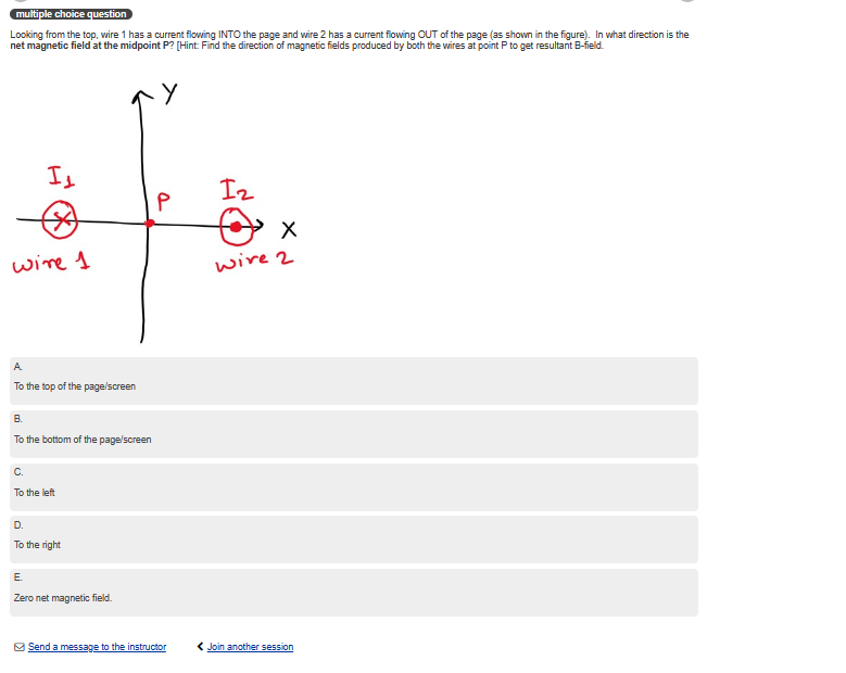 Solved Looking from the top, wire 1 has a current flowing | Chegg.com