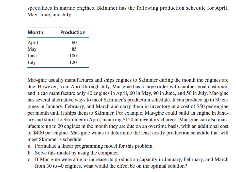 Solved Can you please use Excel solver to solve this problem | Chegg.com