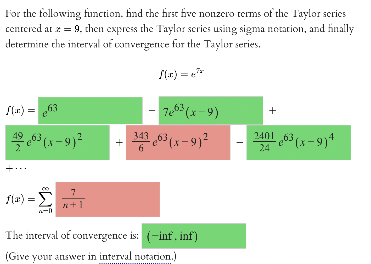 Solved For the following function, find the first five | Chegg.com