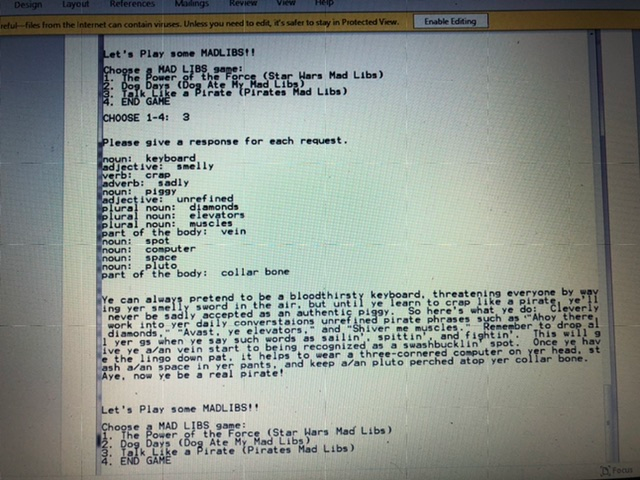 I need some help please DESCRIPTION: You will write a | Chegg.com