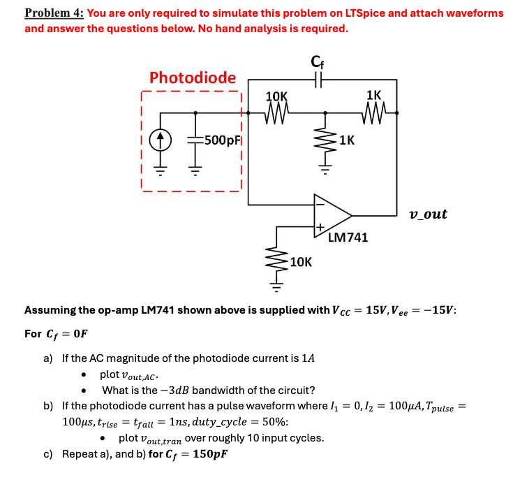 Solved Problem 4: You are only required to simulate this | Chegg.com