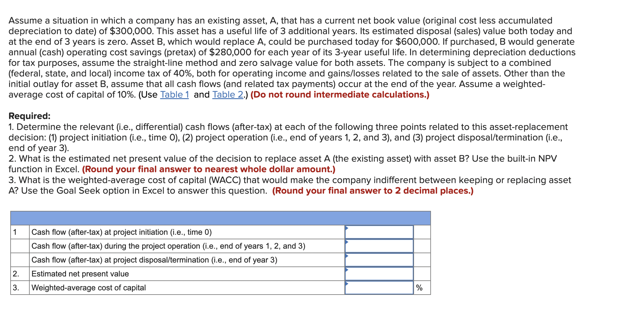 Solved Assume a situation in which a company has an existing | Chegg.com