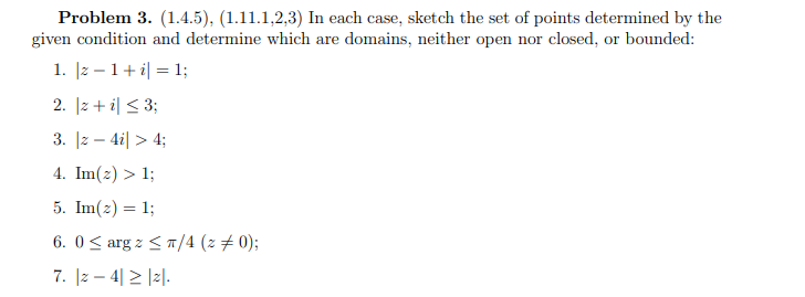 Solved Problem 3. (1.4.5), (1.11.1,2,3) In each case, sketch | Chegg.com