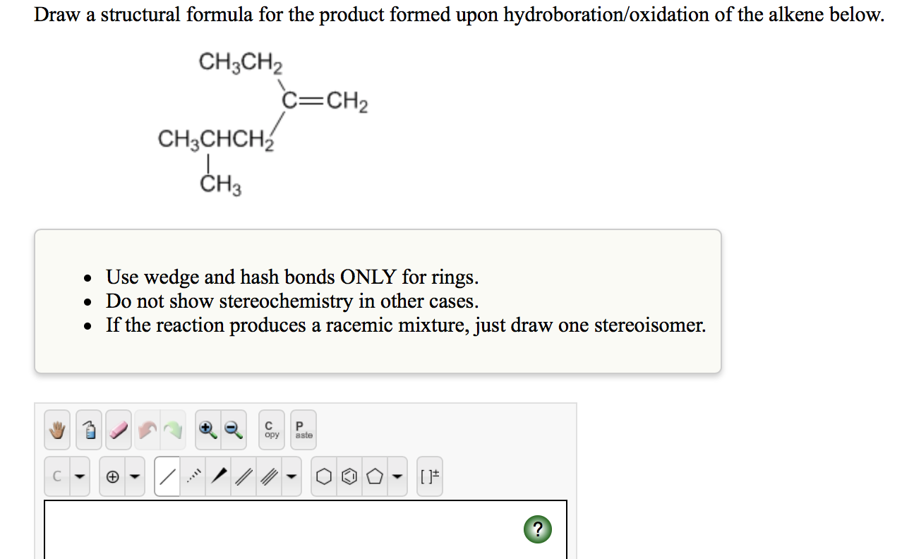Solved Draw a structural formula for the product formed upon | Chegg.com
