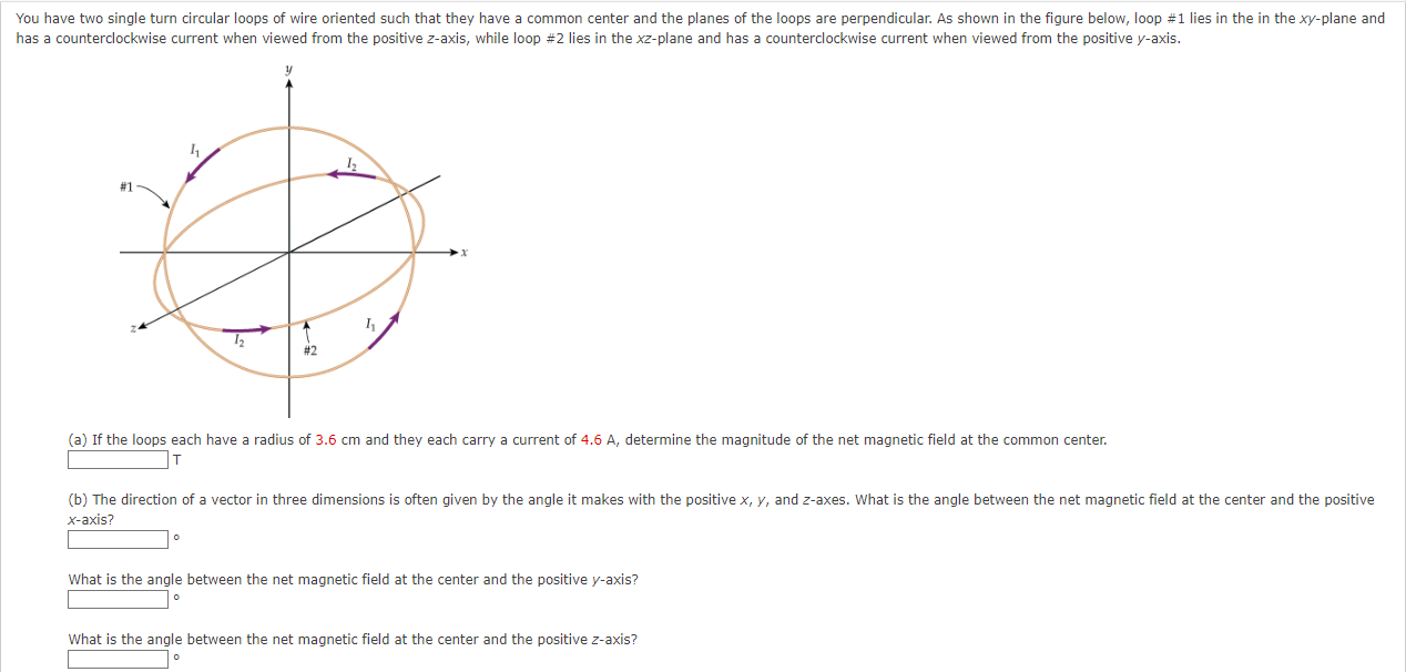 Solved has a counterclockwise current when viewed from the | Chegg.com