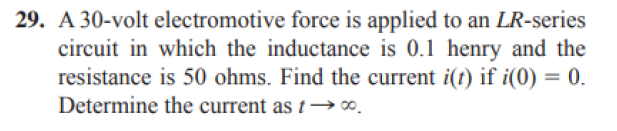 Solved Series Circuits29. A 30-volt electromotive force is | Chegg.com