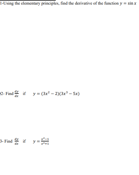 Solved 1-Using the elementary principles, find the | Chegg.com