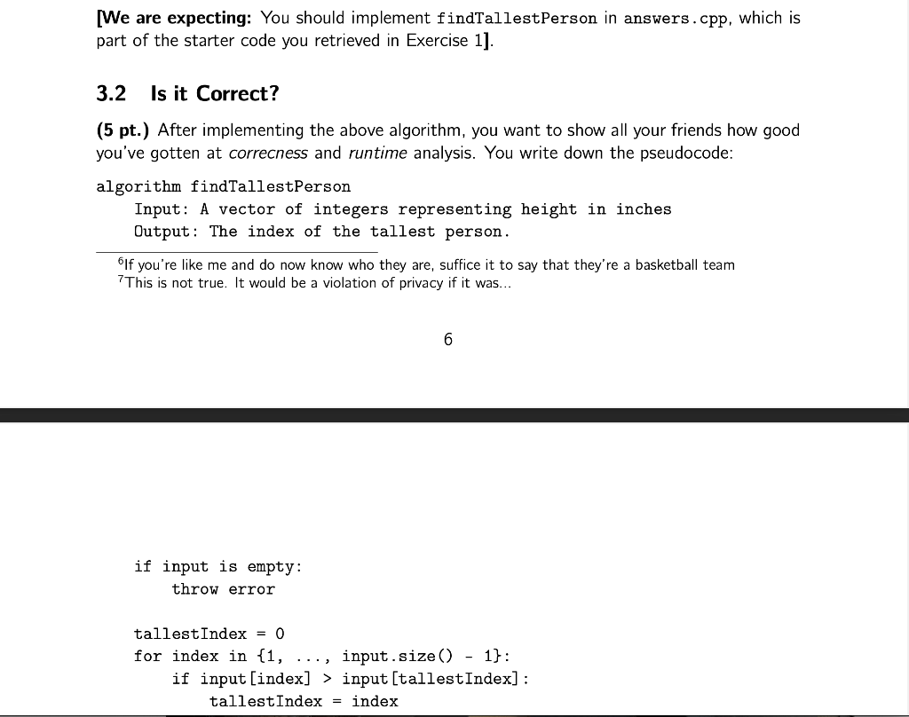 Solved 2 Interview Practice: Who's Missing! (20 pt.) | Chegg.com