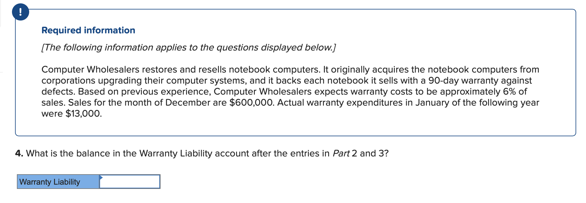 Solved ! Required information [The following information | Chegg.com