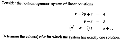 Solved Consider the nonhomogeneous system of linear | Chegg.com