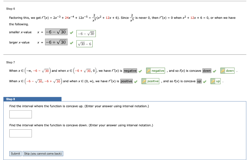 Solved Factoring this, we get | Chegg.com