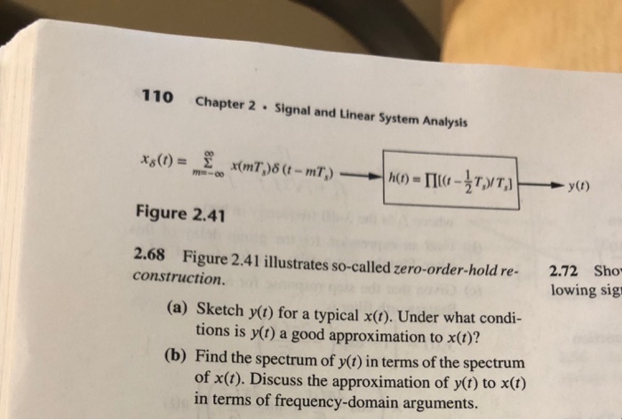 Solved 110 Chapter 2 Signal and Linear System Analysis | Chegg.com