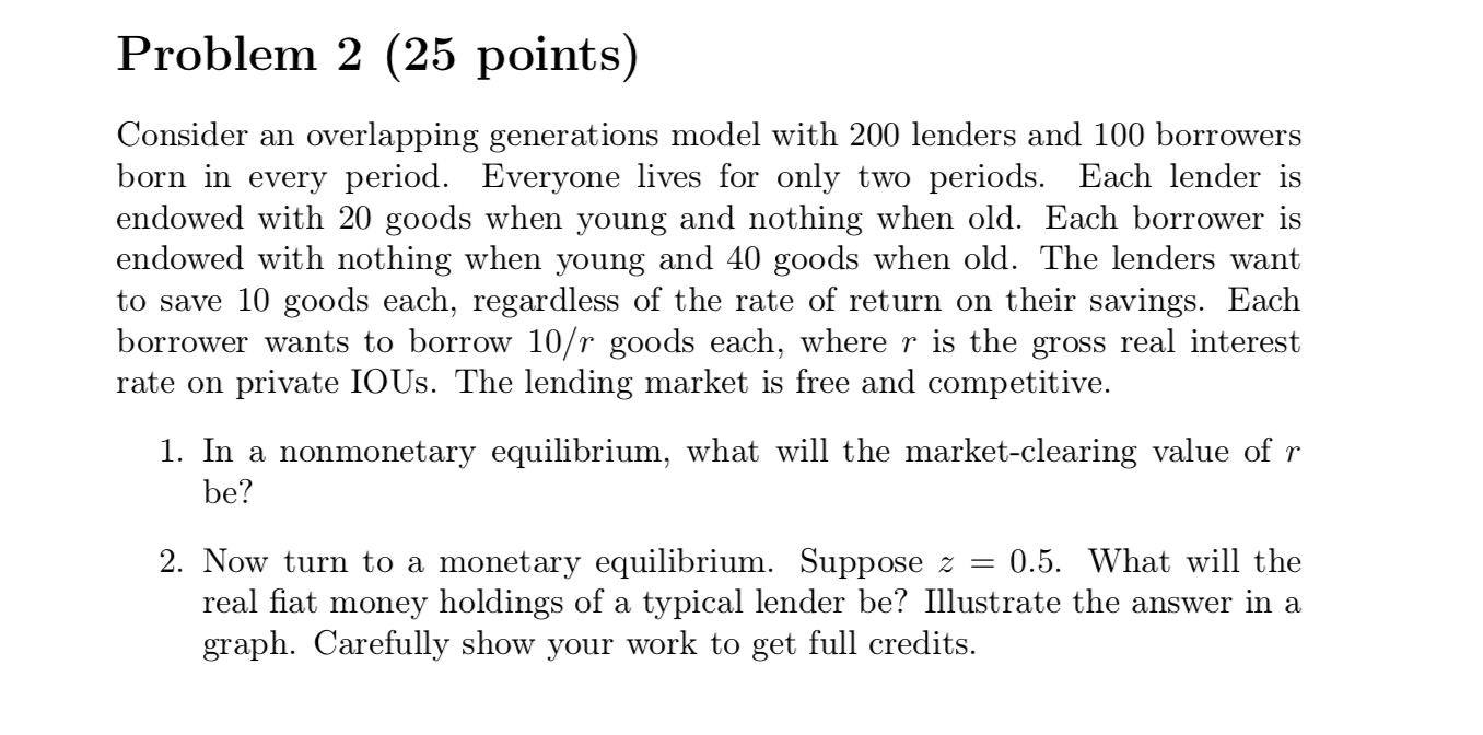Problem 2 (25 points) Consider an overlapping | Chegg.com