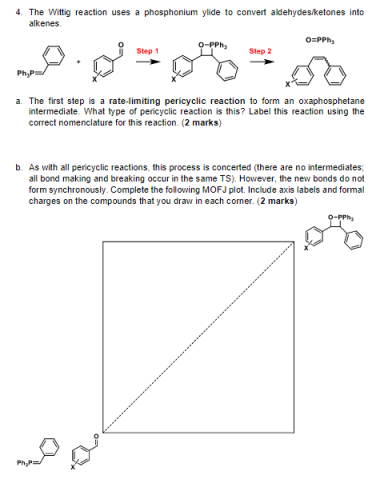 Solved 4. The Wittig reaction uses a phosphonium ylide to | Chegg.com