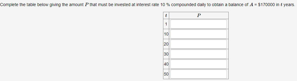 Solved A=$170000 | Chegg.com
