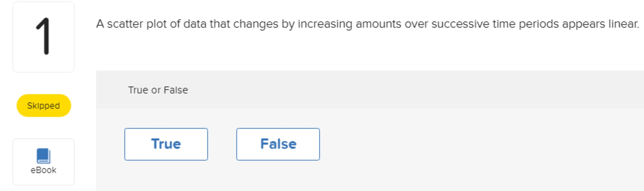 Solved A scatter plot of data that changes by increasing | Chegg.com