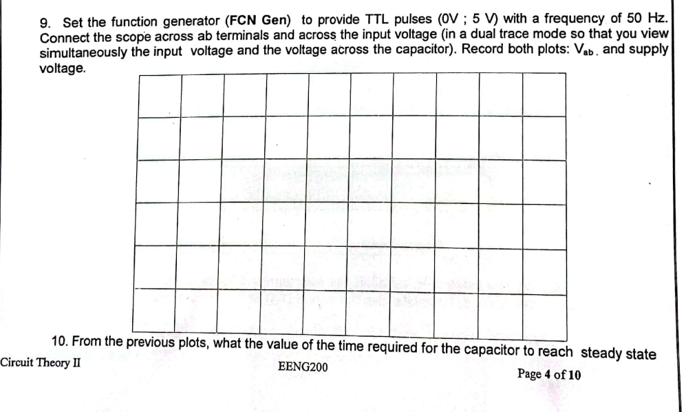 Solved 7. Connect the circuit shown in Figure 1. 8. Based on | Chegg.com