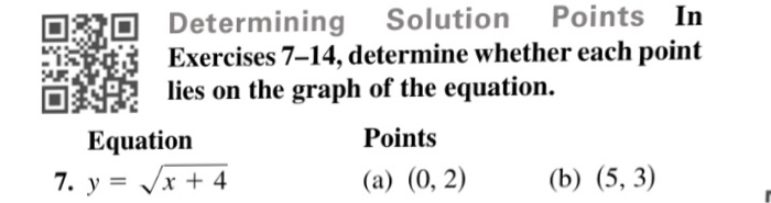Solved Determining Solution Points In Exercises 7-14, | Chegg.com Solved Determining Solution Points In Exercises 7-14, | Chegg.com