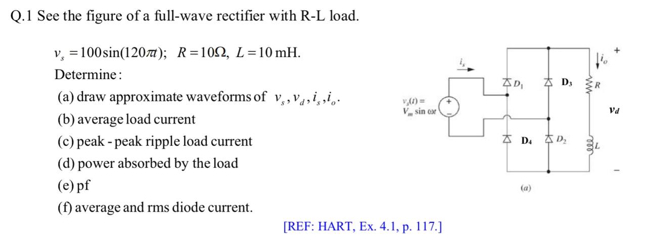 Solved My question is, How do I find the peak-to-peak ripple | Chegg.com