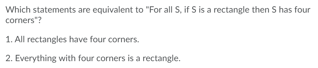 Solved Is the following universal statement true? If not, | Chegg.com
