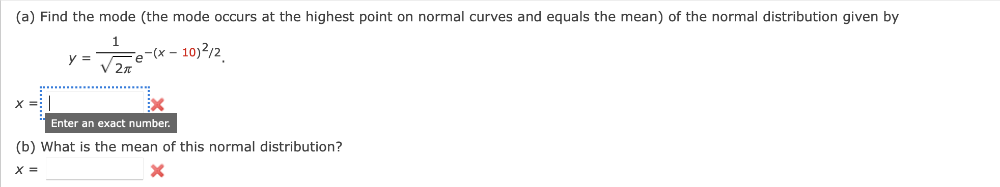 Solved (a) Find the mode (the mode occurs at the highest | Chegg.com