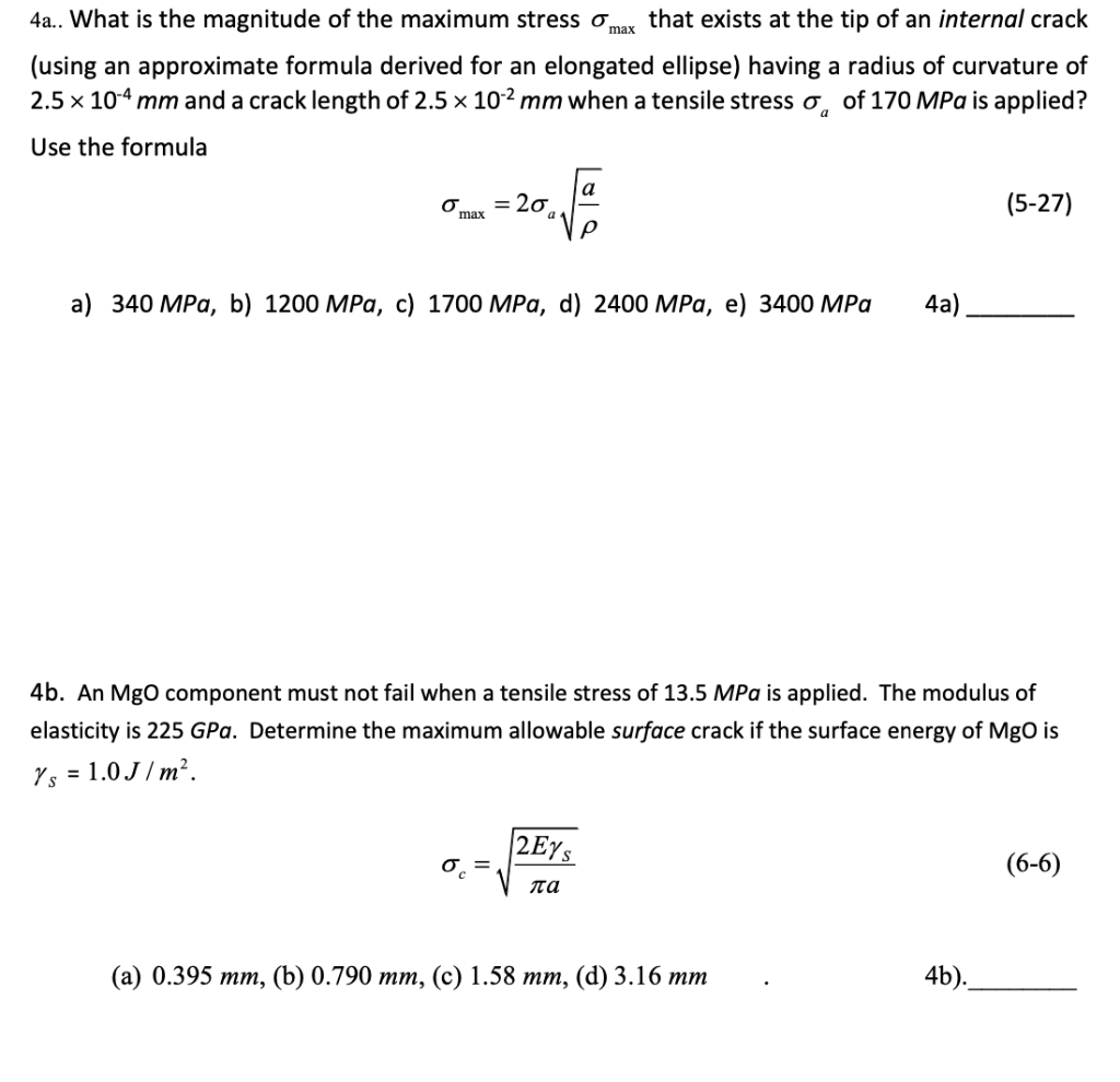 Solved max 4a.. What is the magnitude of the maximum stress | Chegg.com