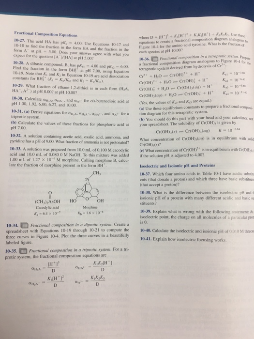 Solved Fractional Composition Equations K K K, Use the where | Chegg.com