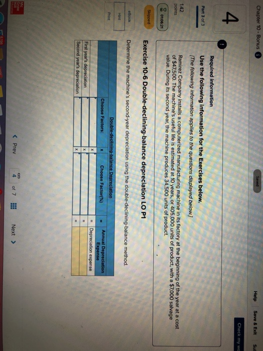 Solved Chapter 10- Bonus Help Save & Exit Sub 4 Required | Chegg.com