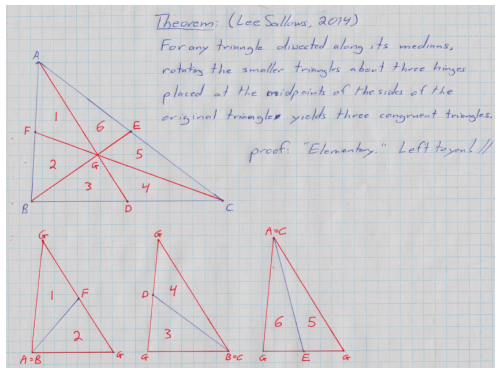 Solved Theorem: (Lee Sallows, 2014) For any triangle | Chegg.com