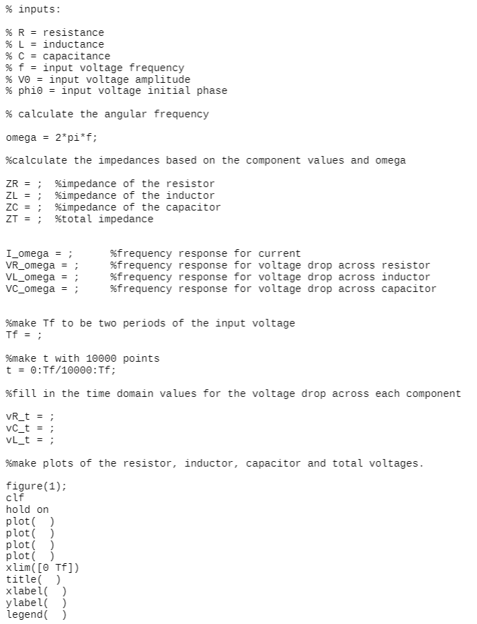 Use Matlab to solve and make the graph for the | Chegg.com