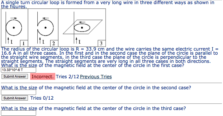 Solved A single turn circular loop is formed from a very | Chegg.com