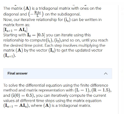 Solved where (N) is the total number of time steps. We can | Chegg.com