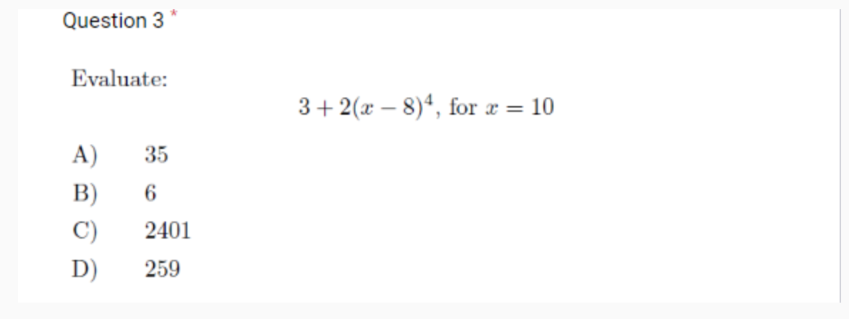 Solved Question 1 * Simplify: :- 1 A ) B) C) 6 7 18 23 18 23 | Chegg.com