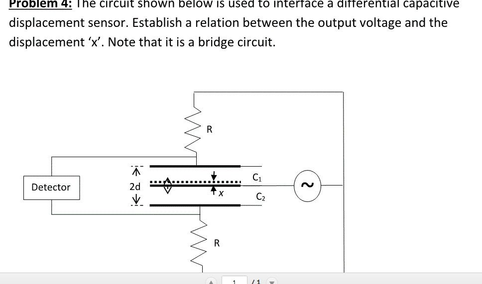 Solved Problem 4 The Circuit Shown Below Is Used To