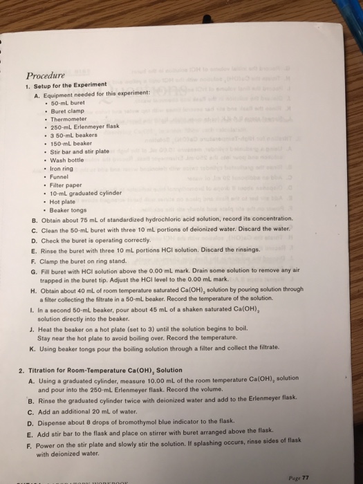 Solved EXPERIMENT NINE Pre-lab Questions 1. Use data from | Chegg.com