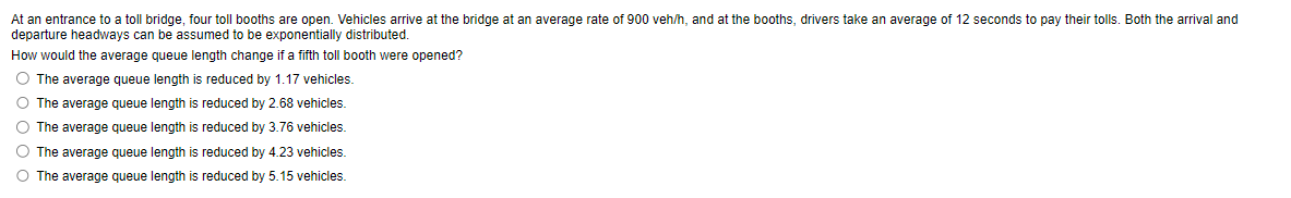 departure headways can be assumed to be exponentially | Chegg.com