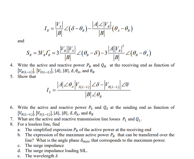 Solved Problem: A three-phase, 50 Hz,550−kV transmission | Chegg.com
