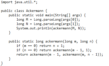. For this assignment, you will implement Ackermann | Chegg.com