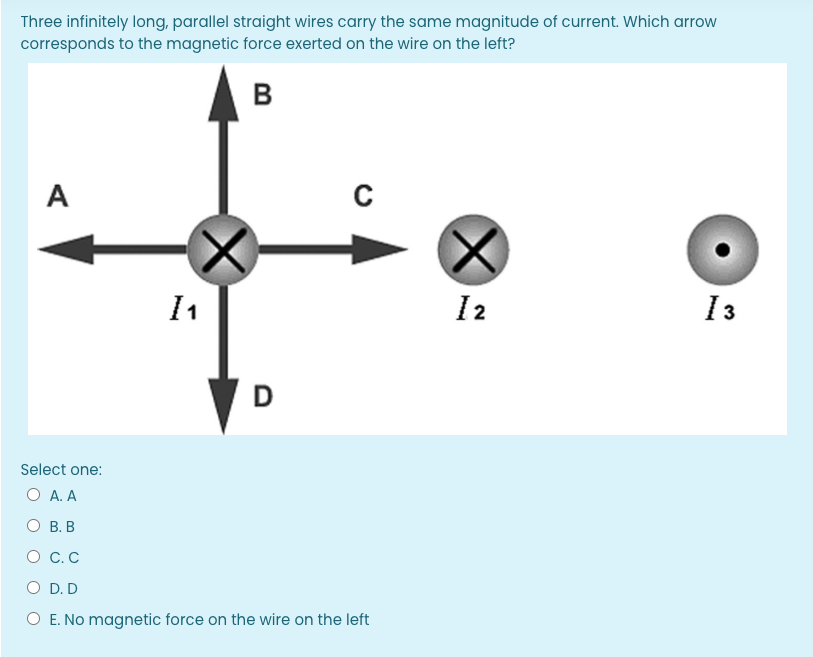 Solved Three infinitely long, parallel straight wires carry | Chegg.com