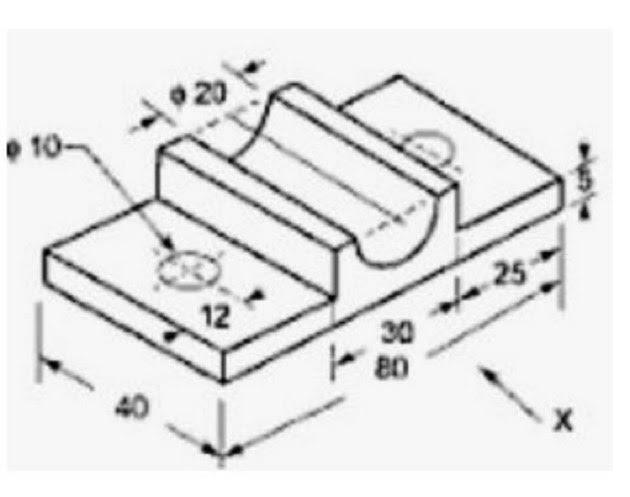 Solved Using the miter line provide the Front View, Top Side | Chegg.com