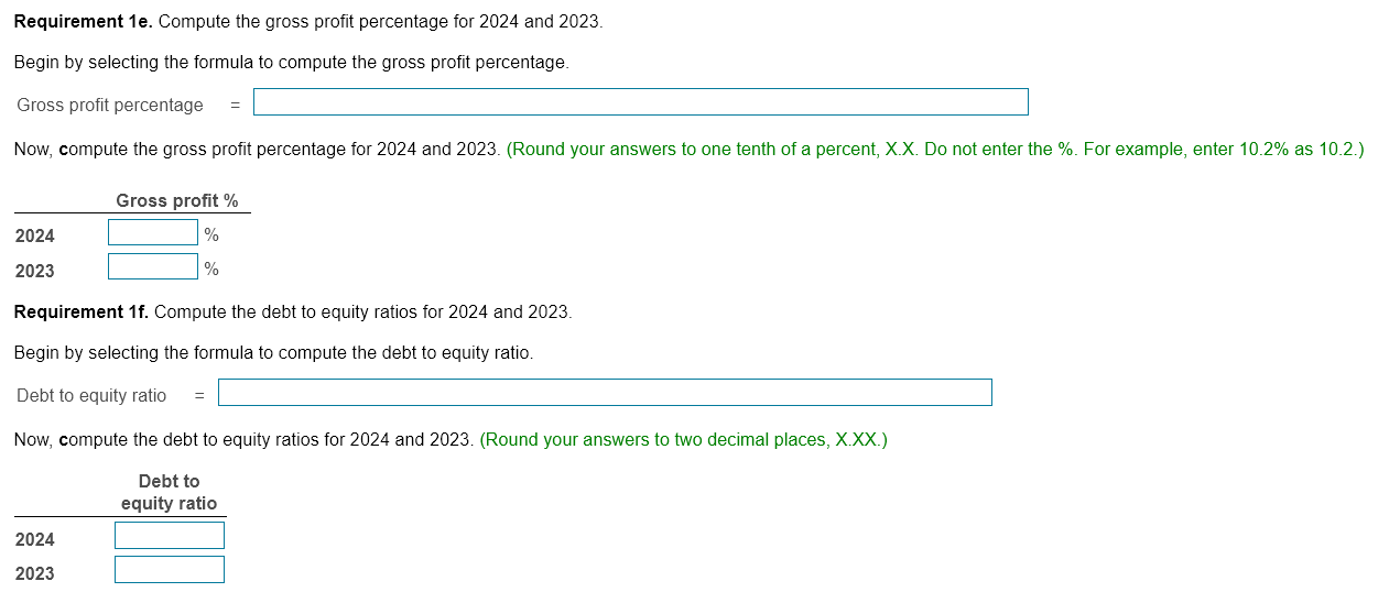 Solved Requirement 1a. Compute the current ratios for 2024 | Chegg.com