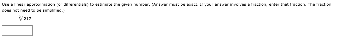 Solved Use a linear approximation (or differentials) to | Chegg.com