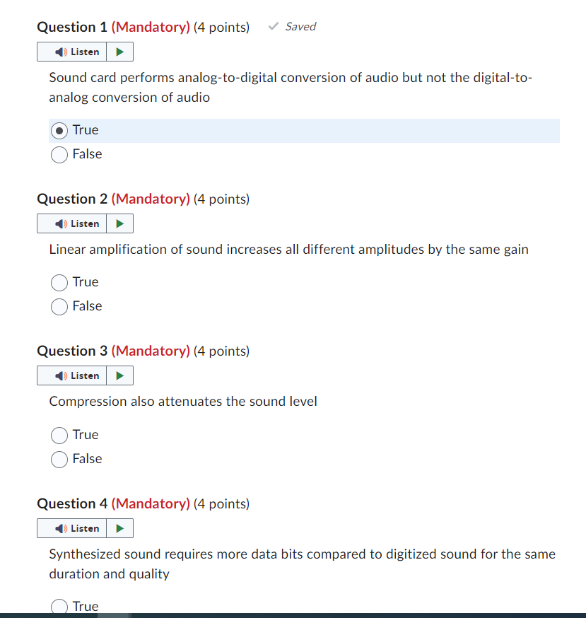 Solved Sound card performs analog-to-digital conversion of | Chegg.com
