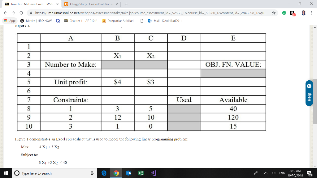 Solved wa lake Tesl: Mid Term Exar"-MSIS e Chegy Sludy | | Chegg.com