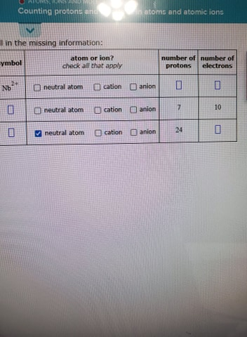 Solved Fill in the missing information, counting protons and | Chegg.com